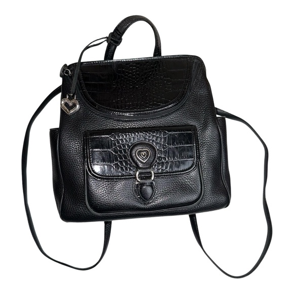 Brighton | Bags | Vintage Brighton Donatella Leather Backpack | Poshmark